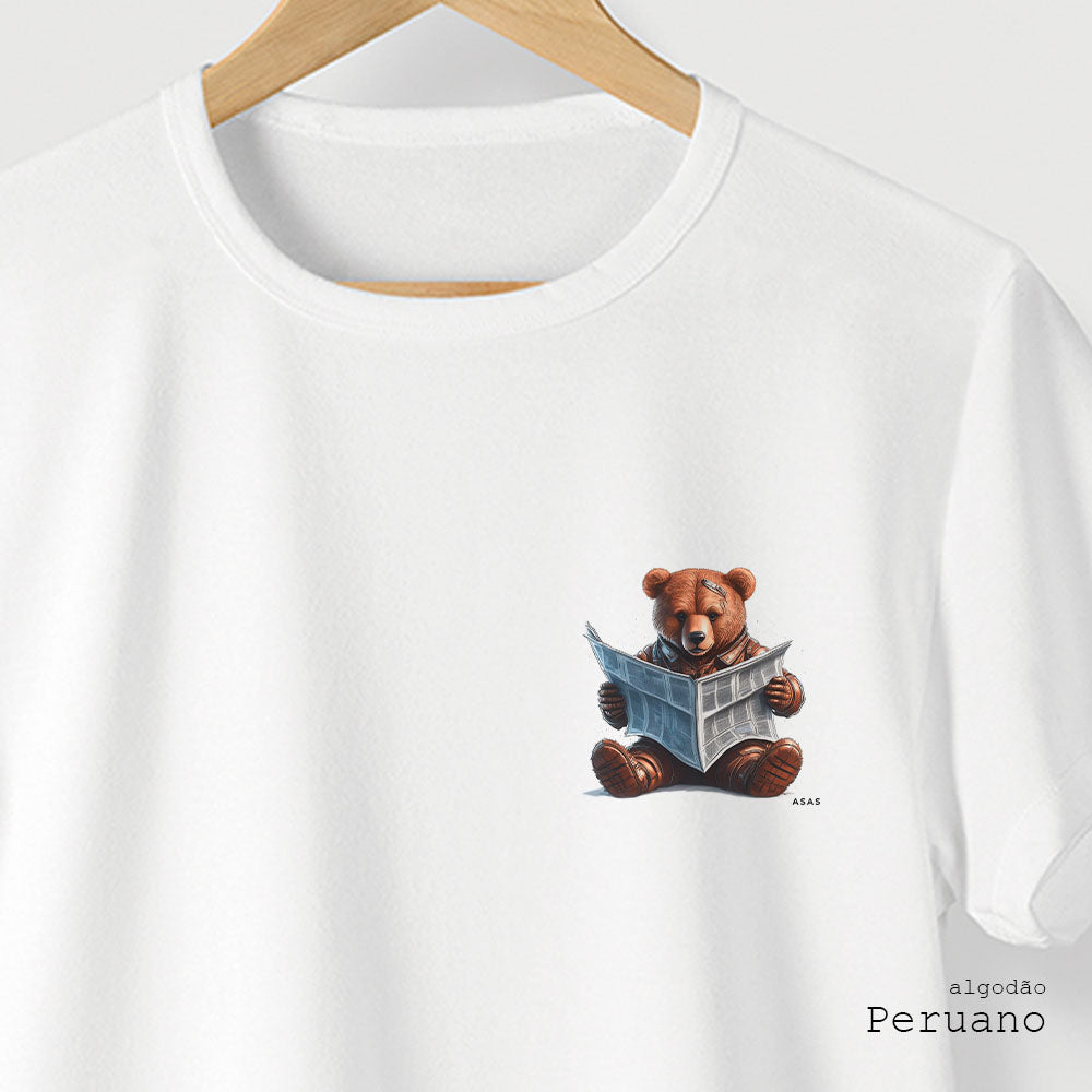 Camiseta TED JOURNAL - BRANCA - (ALGODÃO PERUANO)– ASAS - Camisetas ...